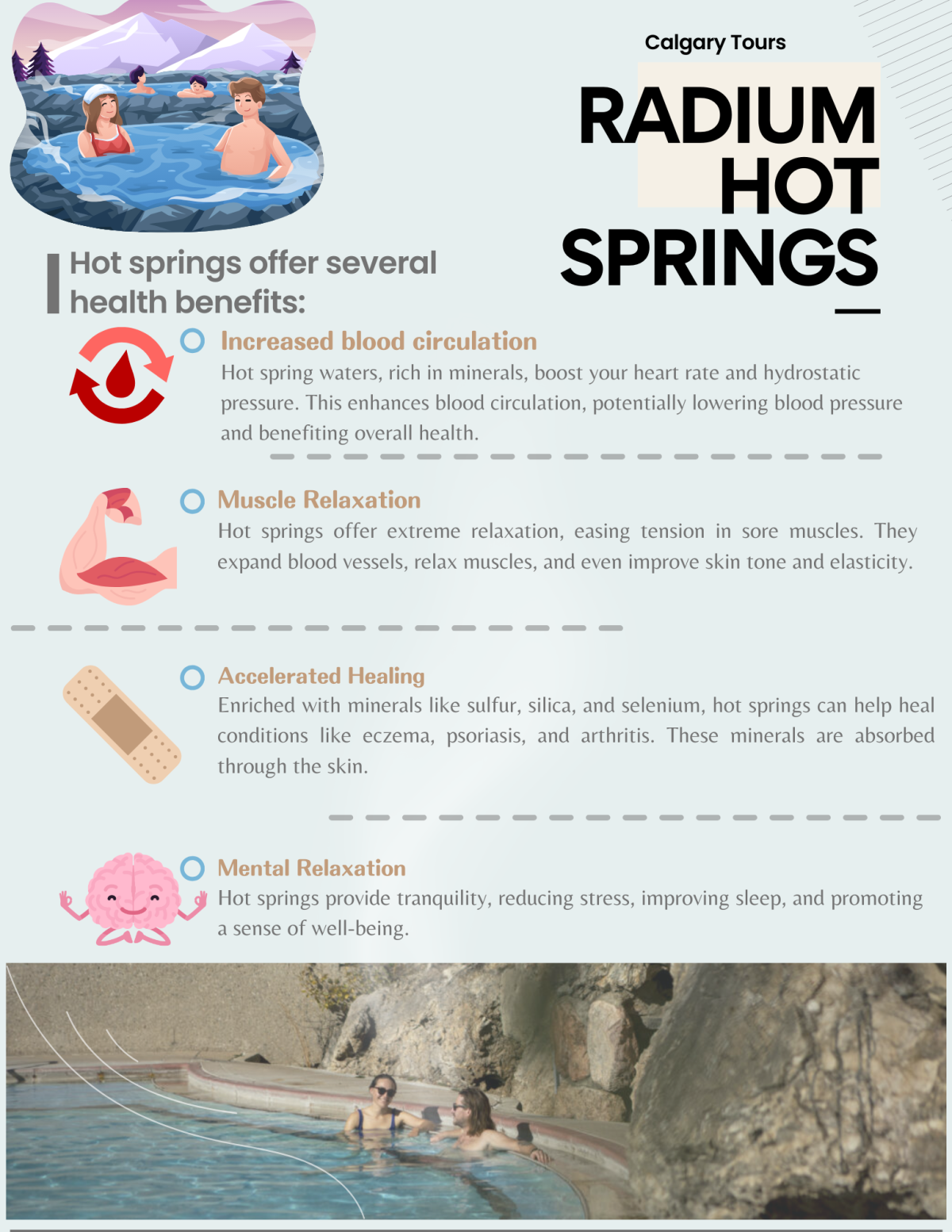 Canada's Largest Mineral Hot Springs — Radium Hot Springs in Kootenary ...