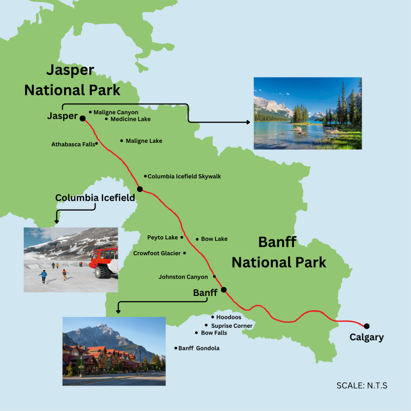 RO03A 3-Day ROCKIES SPECIAL TOUR | Banff & Jasper National Park