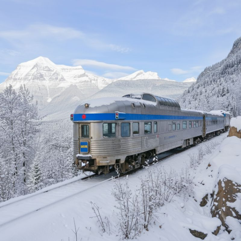IRO08RVWF 8-Day Winter VIA Rail & Rockies Tour: From Calgary to Vancouver